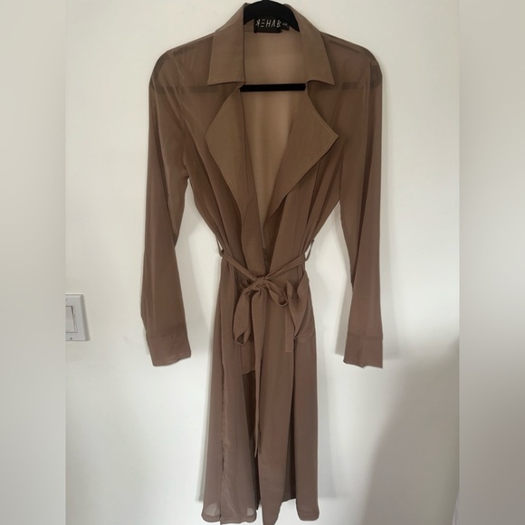 Rehab | Jackets & Coats | Rehab Lab Sheer Trench Coat | Poshmark